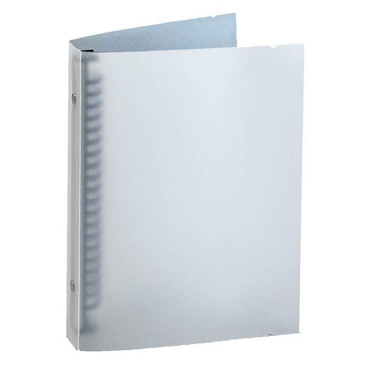 簡單生活 －A5磨砂半透PP20孔夾（白）－金石堂