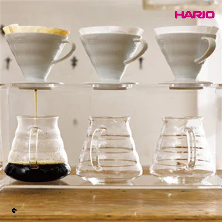 [ HARIO 雲朵系列 ] V60雲朵60咖啡 02 玻璃分享壺－透明 600ml [XGS－INT－02TB]－金石堂