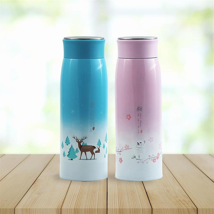 Madyda雪花316不鏽鋼真空保溫杯-420ml-1支－金石堂