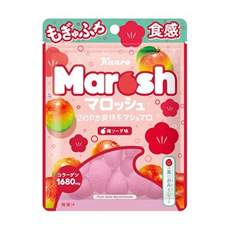 日本甘樂 Marosh 軟糖梅子汽水口味46g《日藥本舖》－金石堂