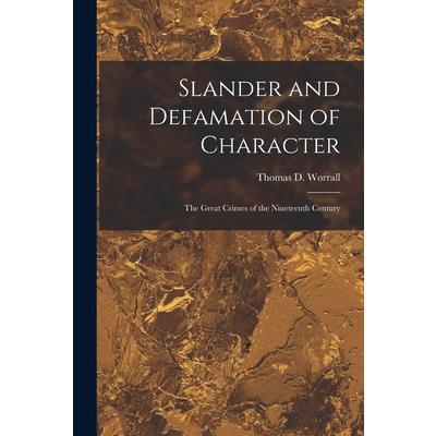 Slander and Defamation of Character－金石堂