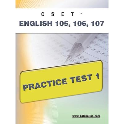 Cset English 105, 106 Practice Test 1－金石堂