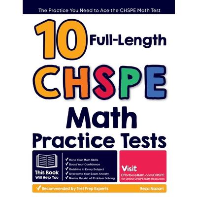 10 Full Length CHSPE Math Practice Tests－金石堂